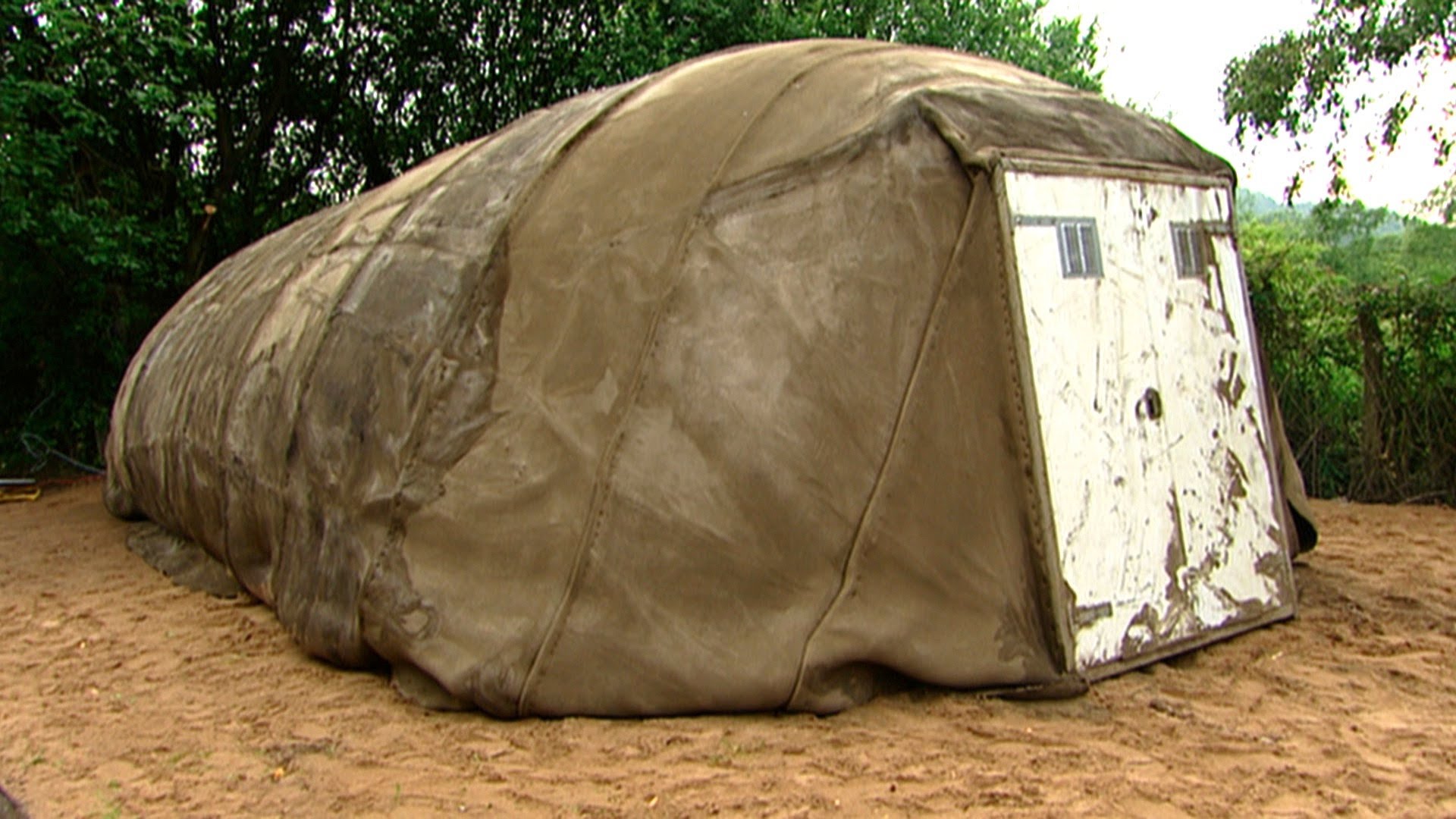 Off Grid Concrete Tent! [Video] - The Homesteading Hub